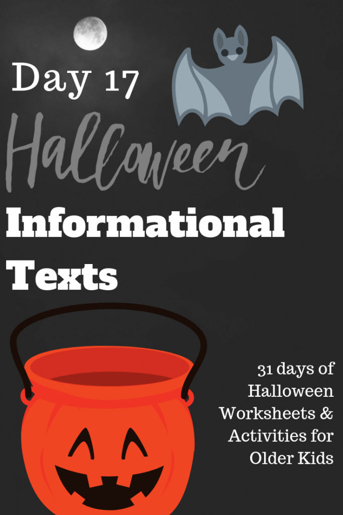 Halloween Activities for Middle School and Older. – The Learning Hypothesis