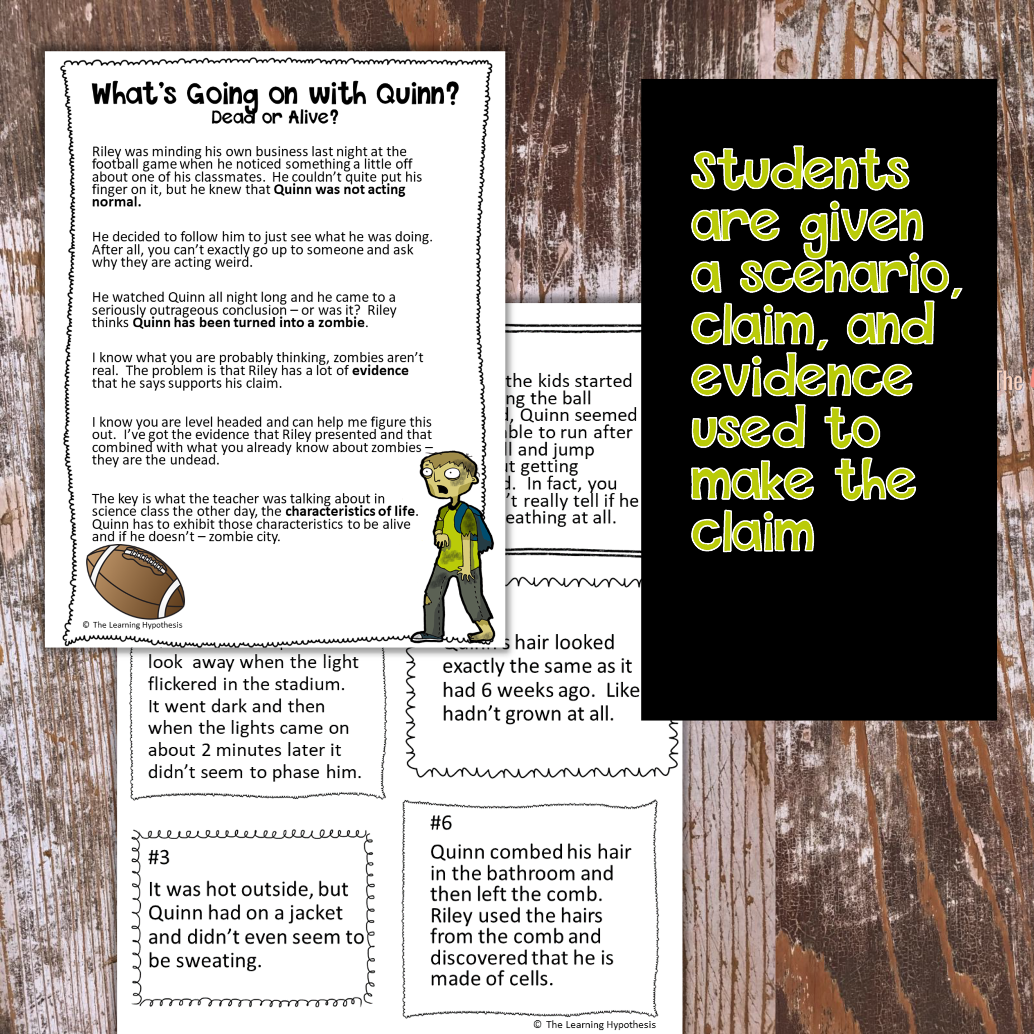 Characteristics of Life CER Activity. Are Zombies Alive? – The Learning ...